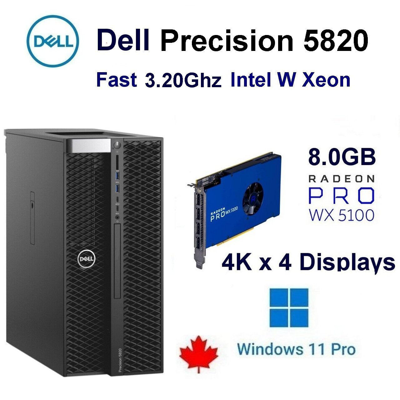 Workstation PC's - Dell Precision, Lenovo ThinkStation | Canada Monitors